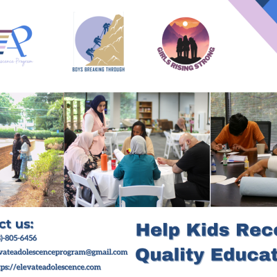 Support The Elevate Adolescence Program! | LaunchGood | LaunchGood